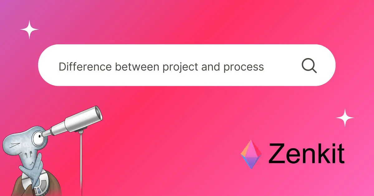 Project vs Process: How to Determine the Difference - Zenkit